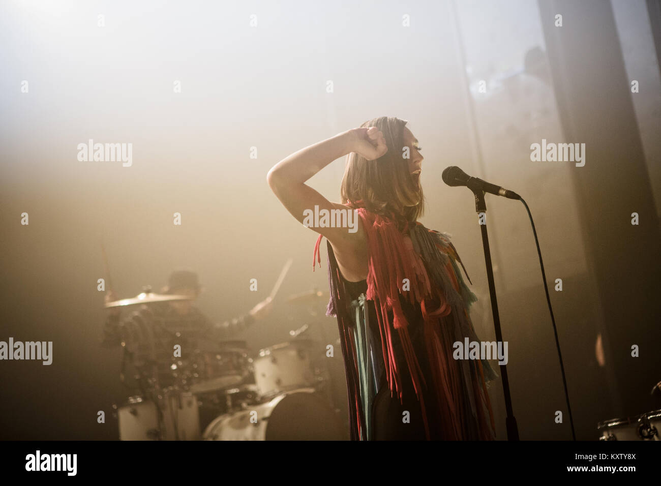 The French band Yelle performs a live concert at VEGA in Copenhagen ...