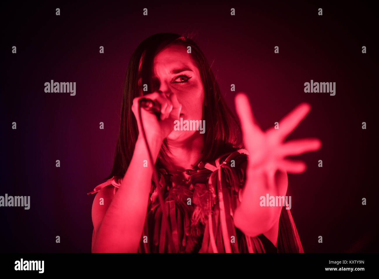 The French band Yelle performs a live concert at VEGA in Copenhagen ...