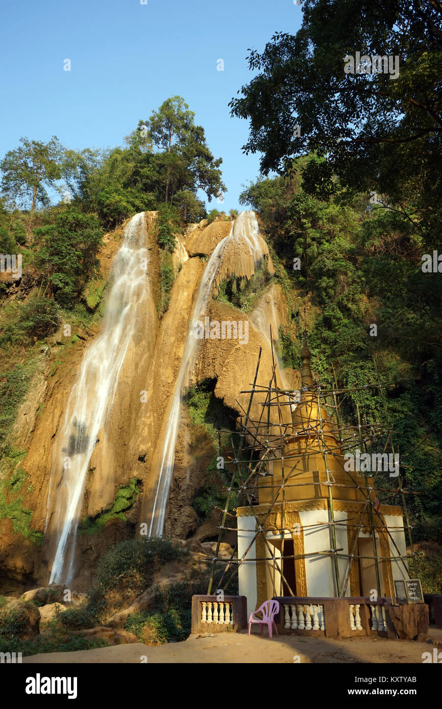 Dattawgyaik Waterfall is a part of Anisakan Falls near Pyin Oo Lwin ...