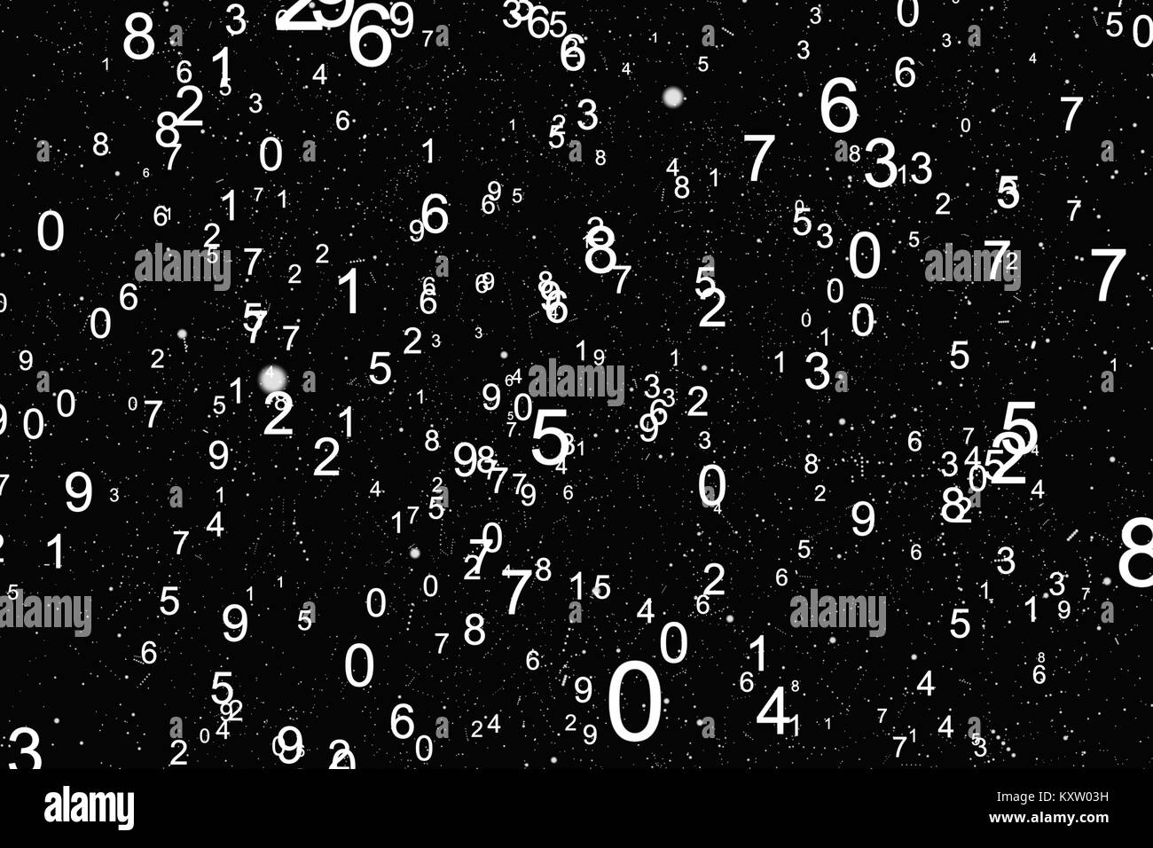 Abstract background with numbers Stock Photo - Alamy