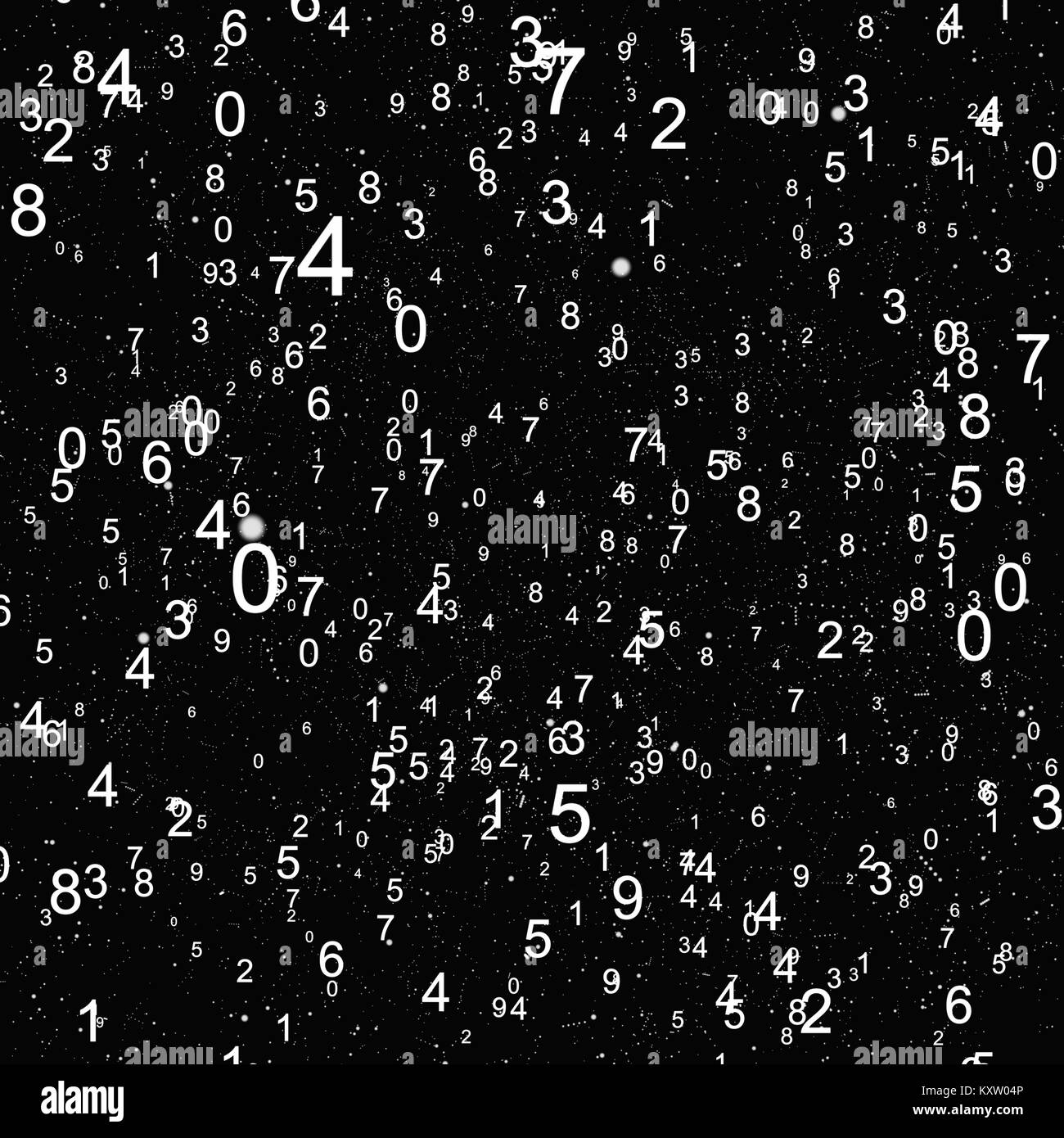 Abstract math number background Stock Photo - Alamy