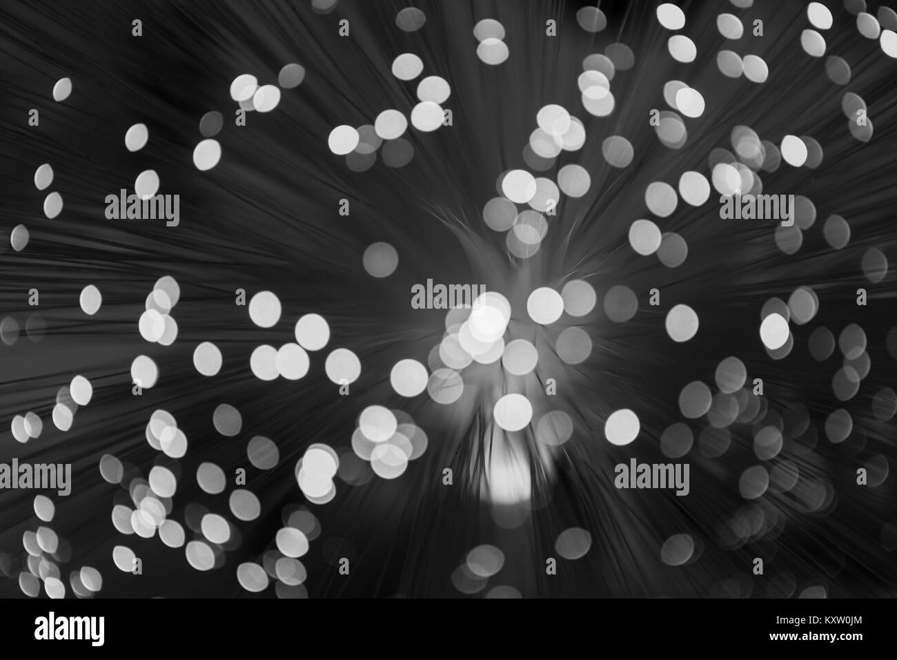 Defocused abstract blurred lights Black and White Stock Photos & Images ...