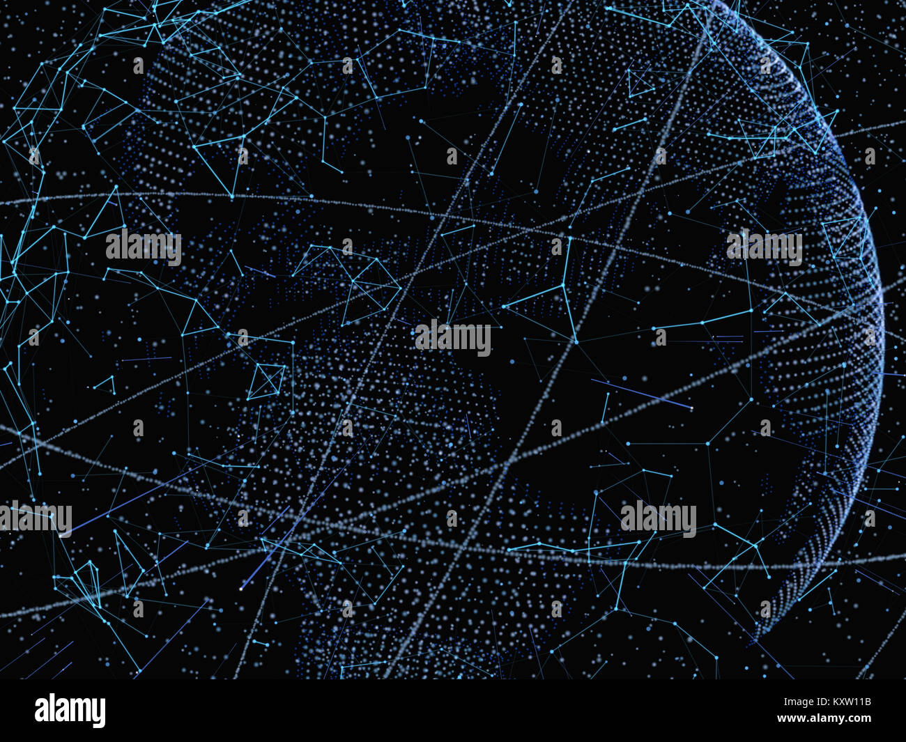 Abstract technology concept. Digital world Stock Photo - Alamy