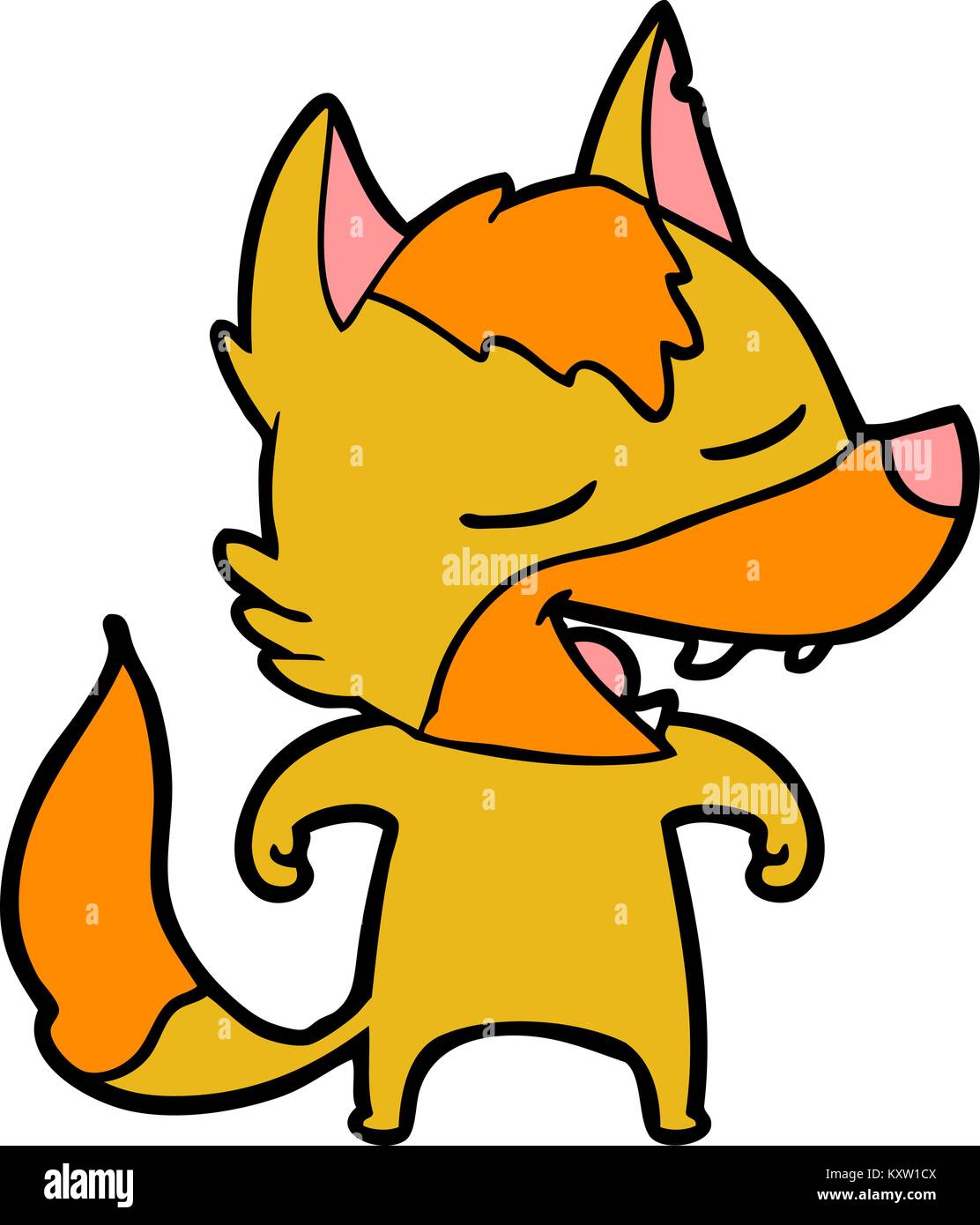 fox cartoon character Stock Vector Image & Art - Alamy