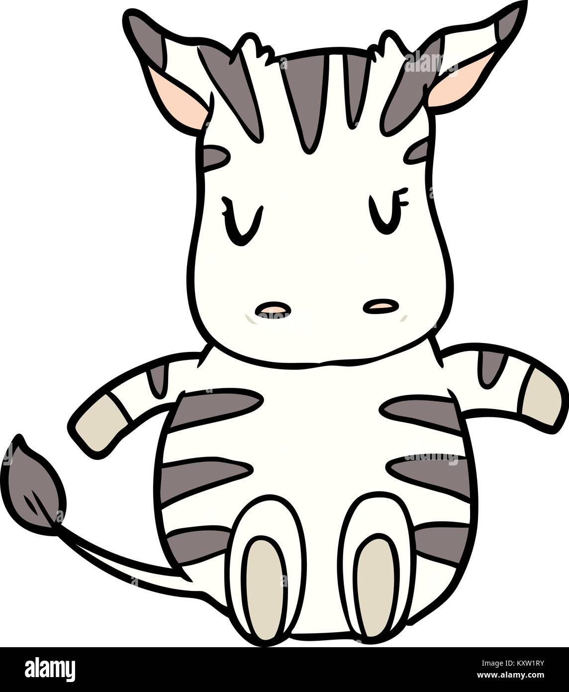 cute cartoon zebra Stock Vector Image & Art - Alamy