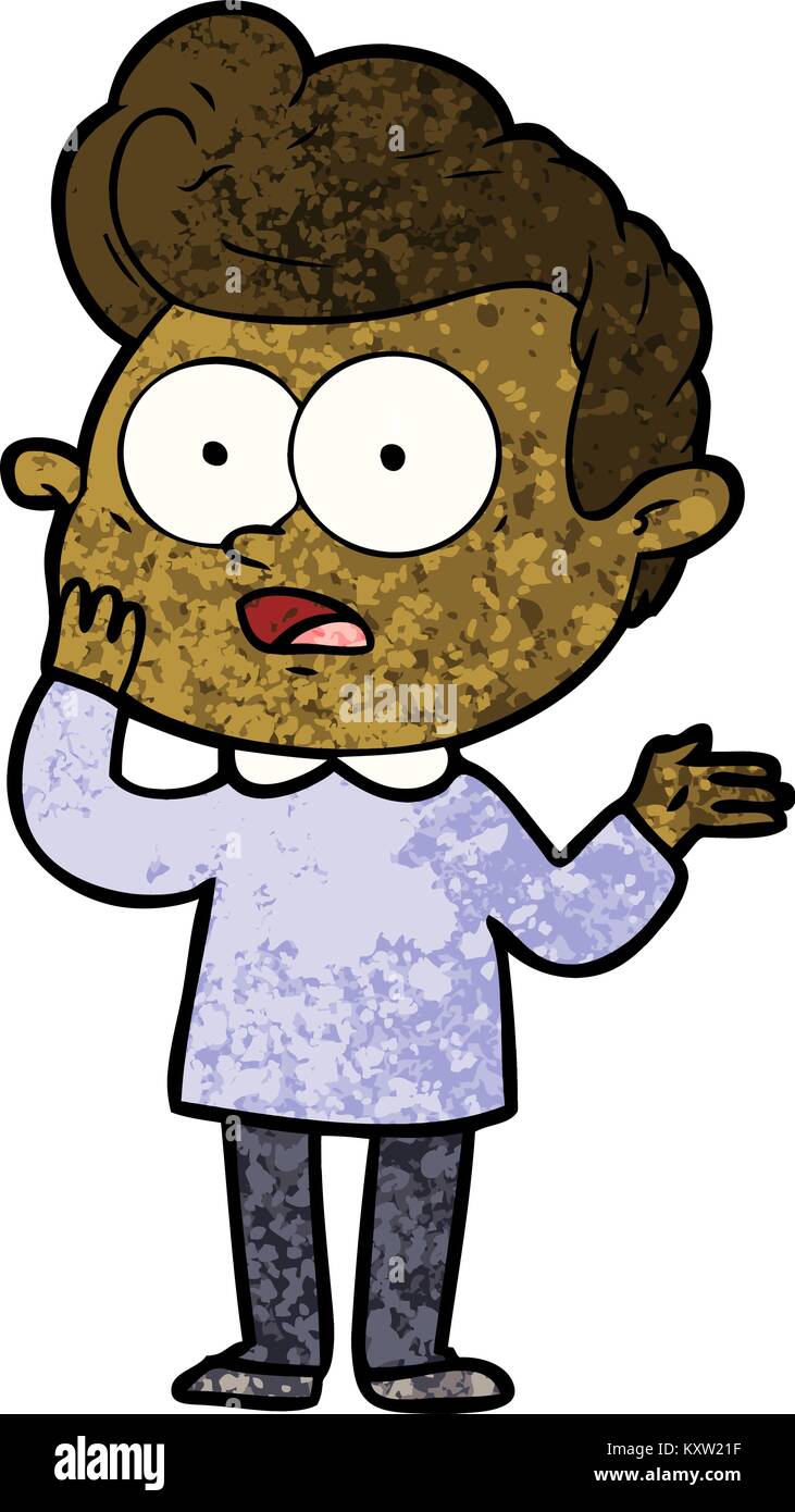 cartoon staring man Stock Vector Image & Art - Alamy