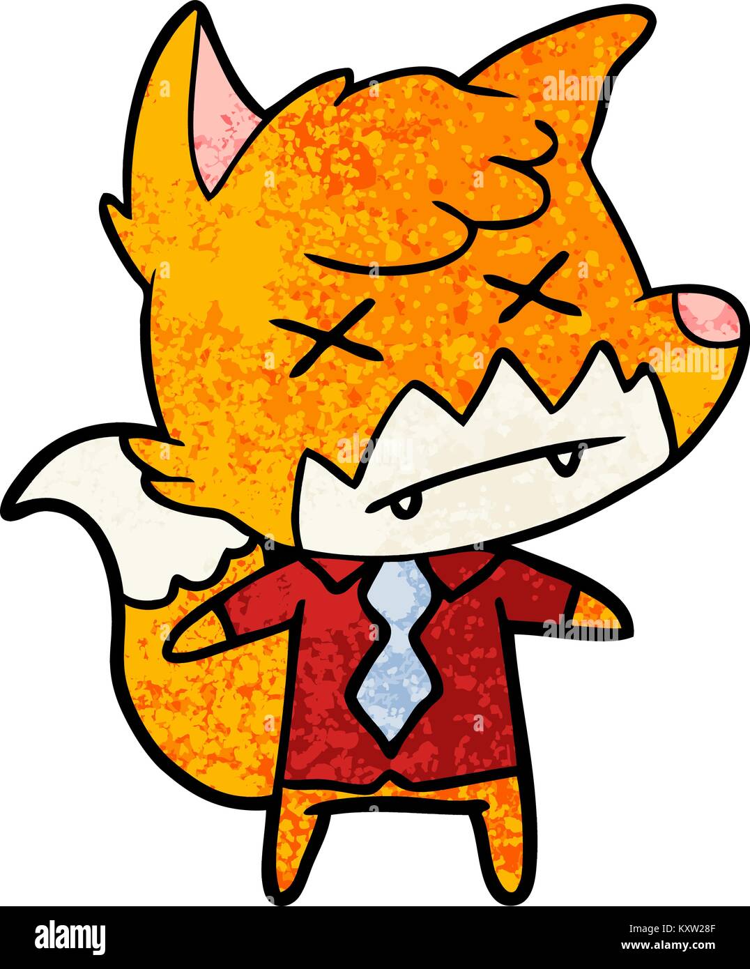 cartoon dead fox Stock Vector Image & Art - Alamy