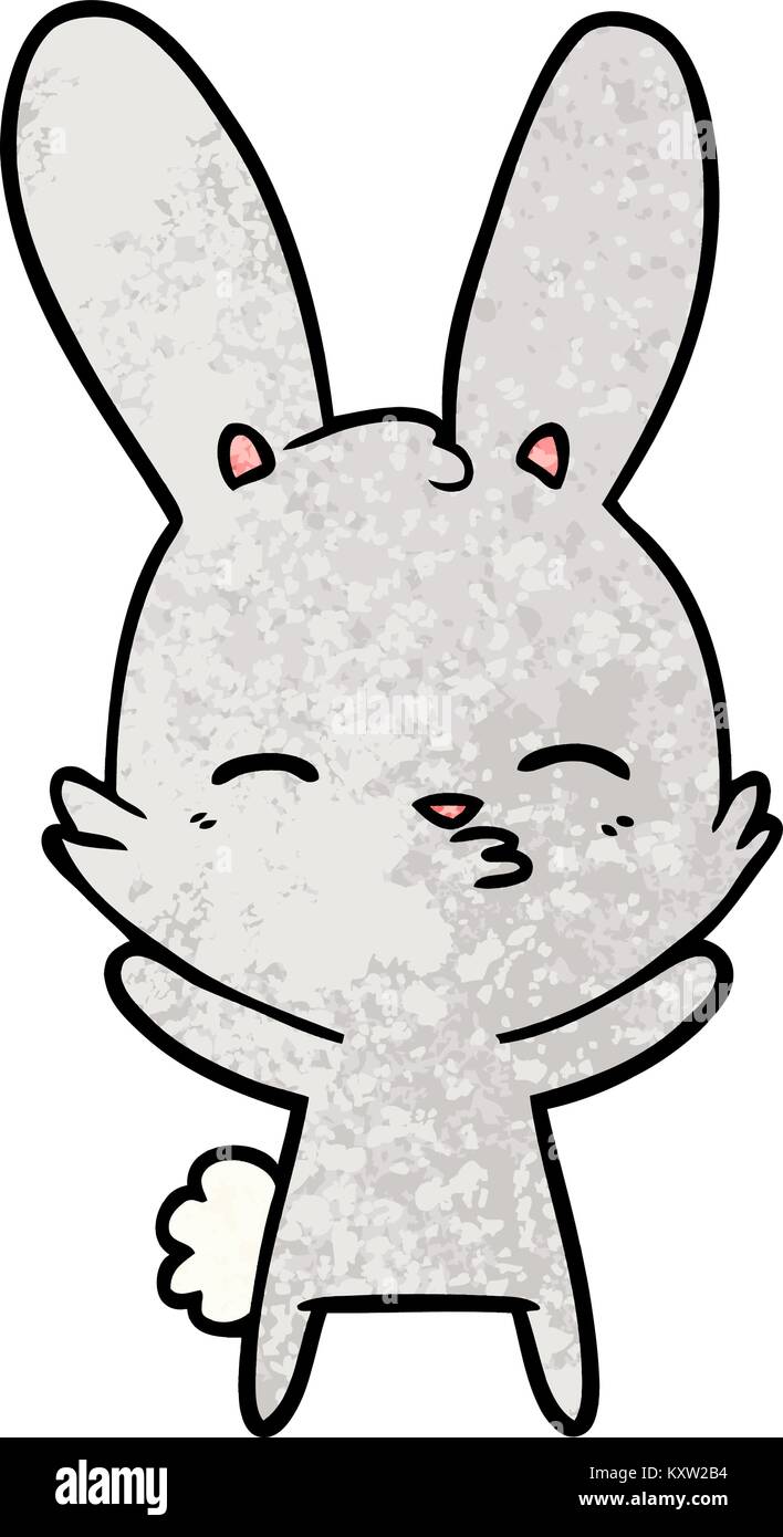 curious bunny cartoon Stock Vector Image & Art - Alamy