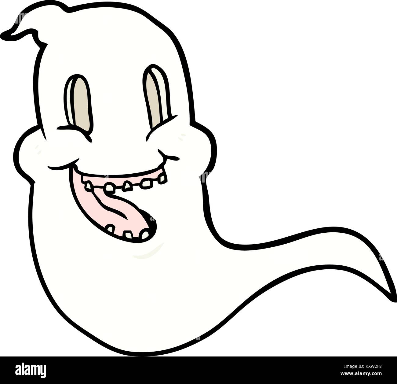 cartoon spooky ghost Stock Vector Image & Art - Alamy