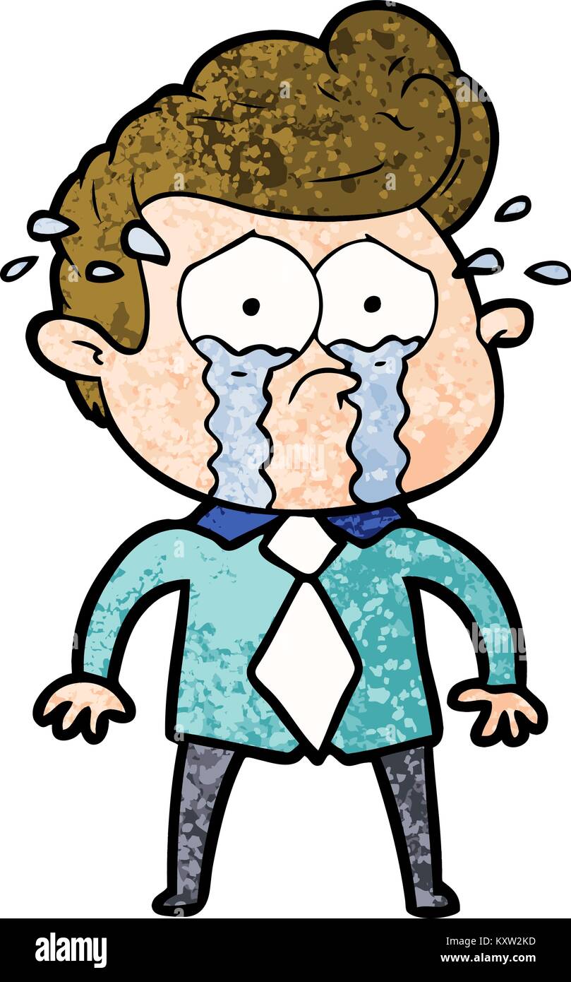 cartoon crying man Stock Vector Image & Art - Alamy