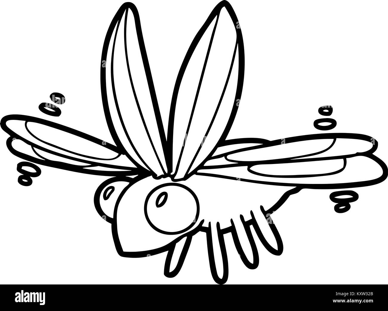 cute cartoon bug flying Stock Vector Image & Art - Alamy