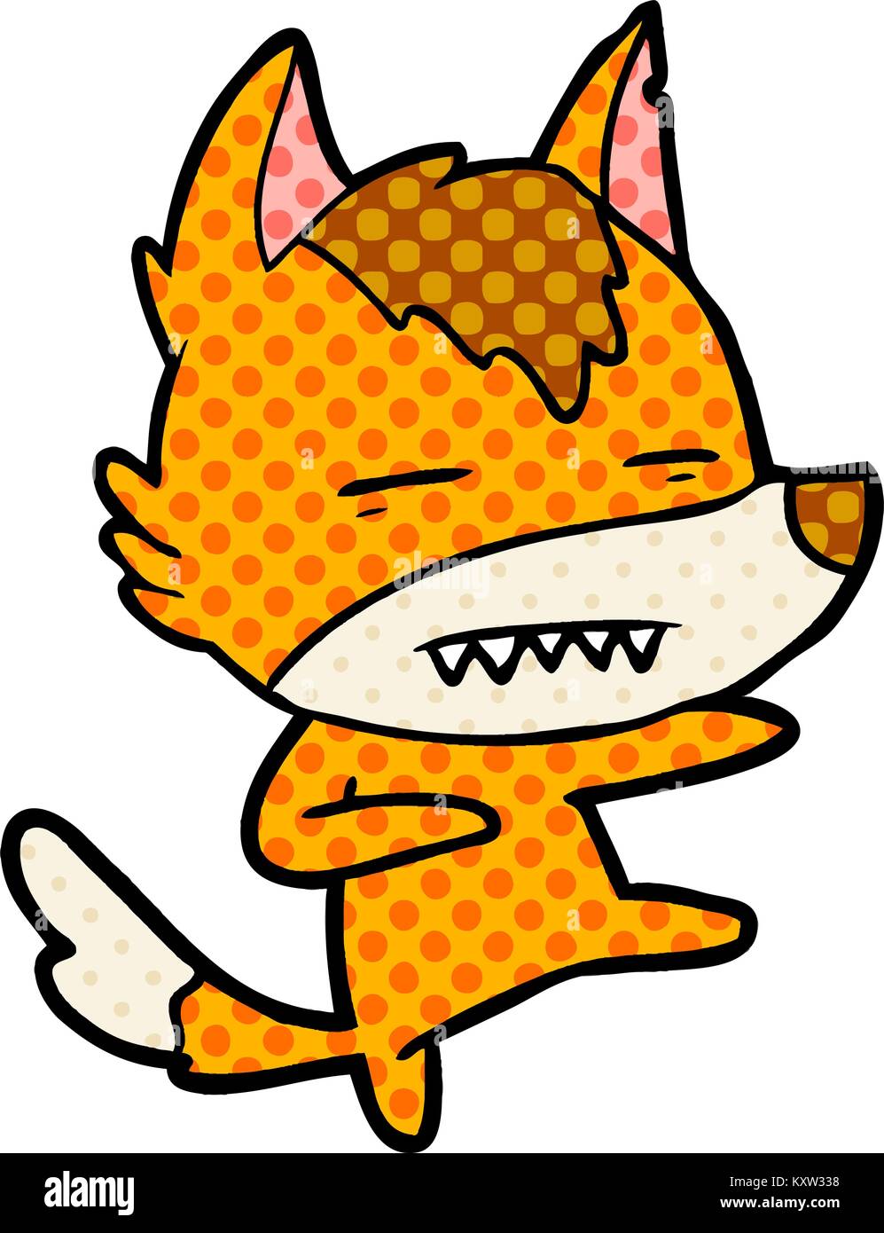 fox cartoon character Stock Vector Image & Art - Alamy