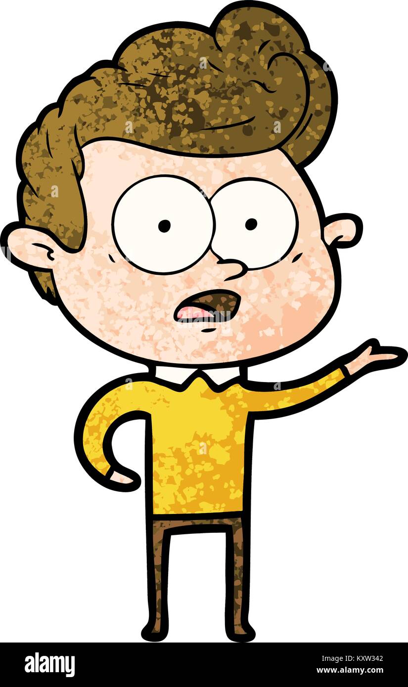 cartoon staring man Stock Vector Image & Art - Alamy