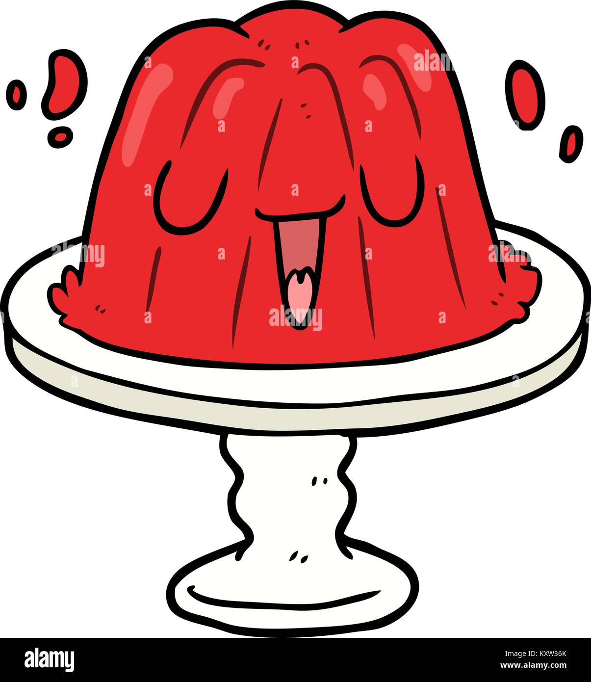 Wobbling jelly Stock Vector Images - Alamy