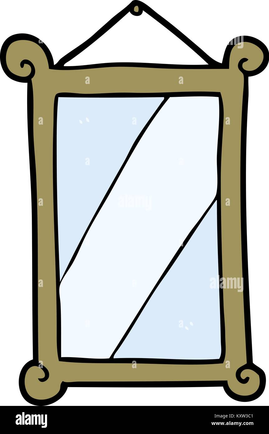 cartoon framed old mirror Stock Vector Image & Art - Alamy