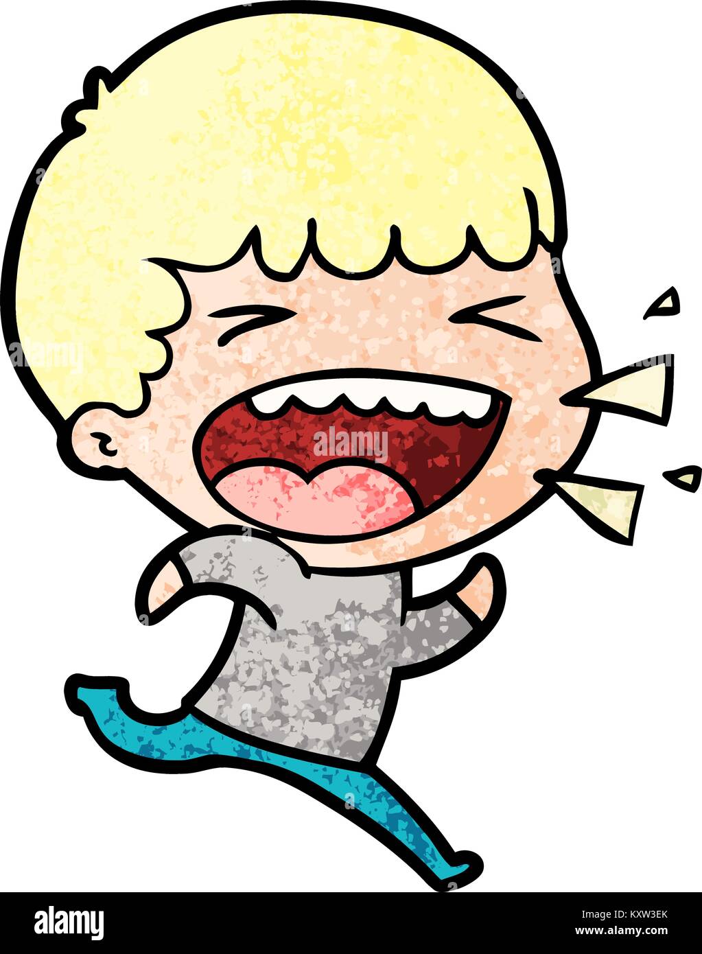 cartoon laughing man Stock Vector Image & Art - Alamy