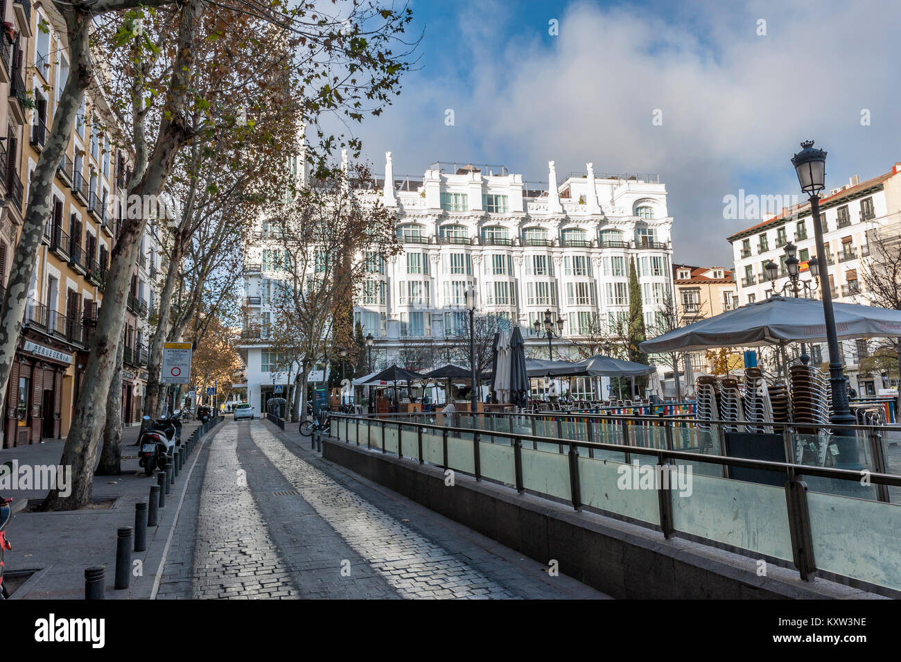 Plaza de Santa Ana, Madrid, Spain Stock Photo - Alamy