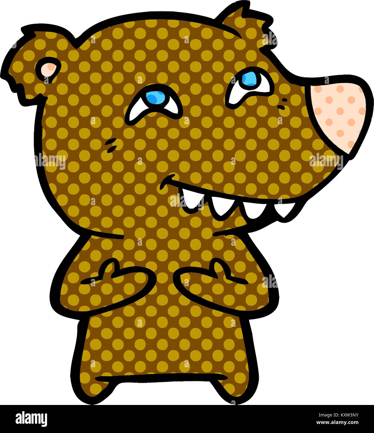 bear cartoon character Stock Vector Image & Art - Alamy