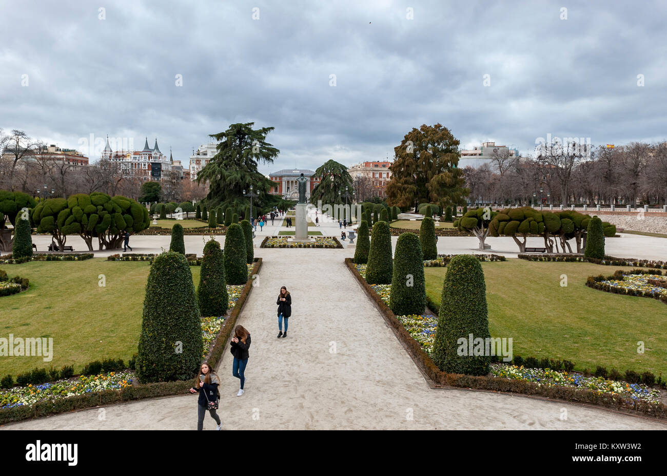 El Retiro Park, Madrid, Spain Stock Photo - Alamy