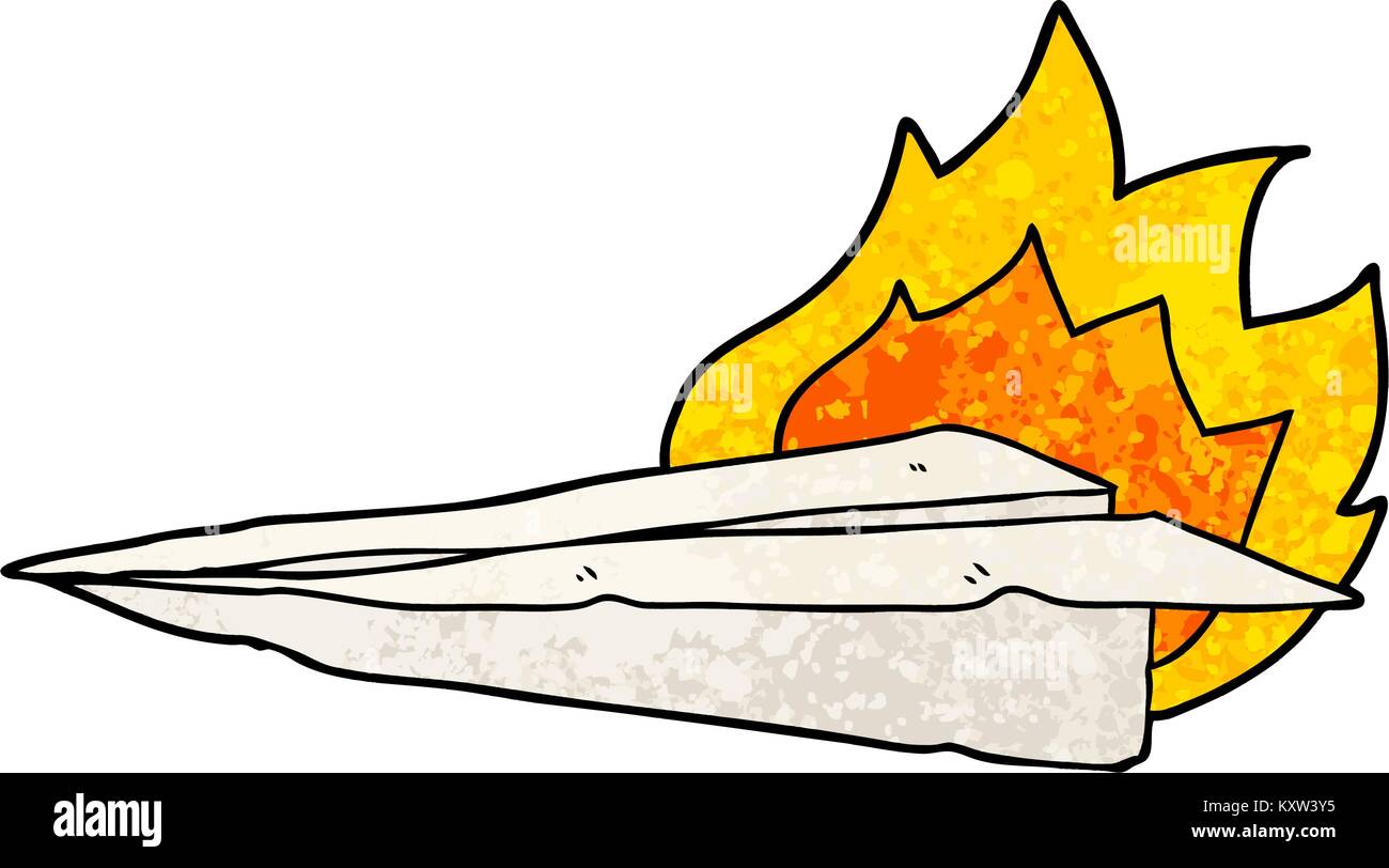 Burning folded paper Stock Vector Images - Alamy