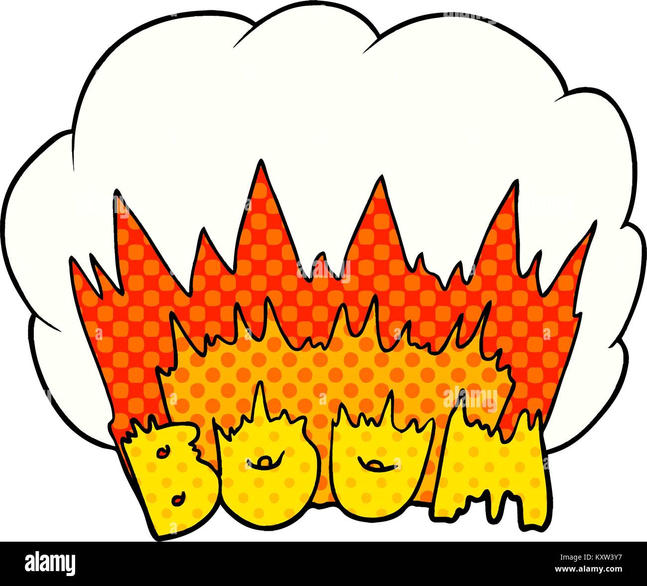 cartoon boom explosion Stock Vector Image & Art - Alamy