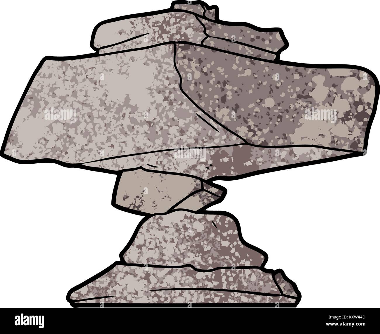 Balancing rocks Stock Vector Images - Alamy