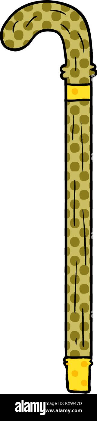 cartoon walking stick Stock Vector Image & Art - Alamy