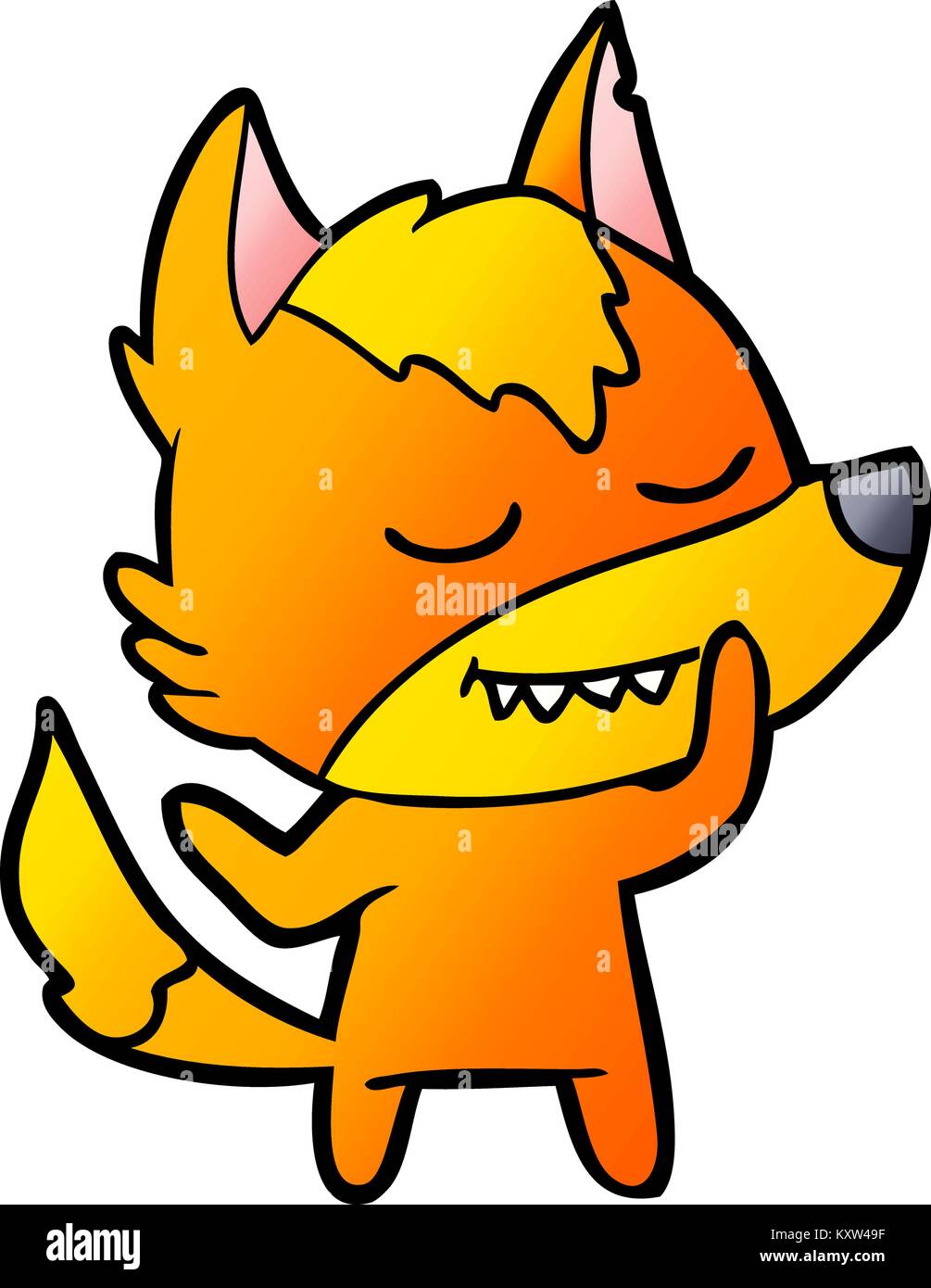 fox cartoon character Stock Vector Image & Art - Alamy