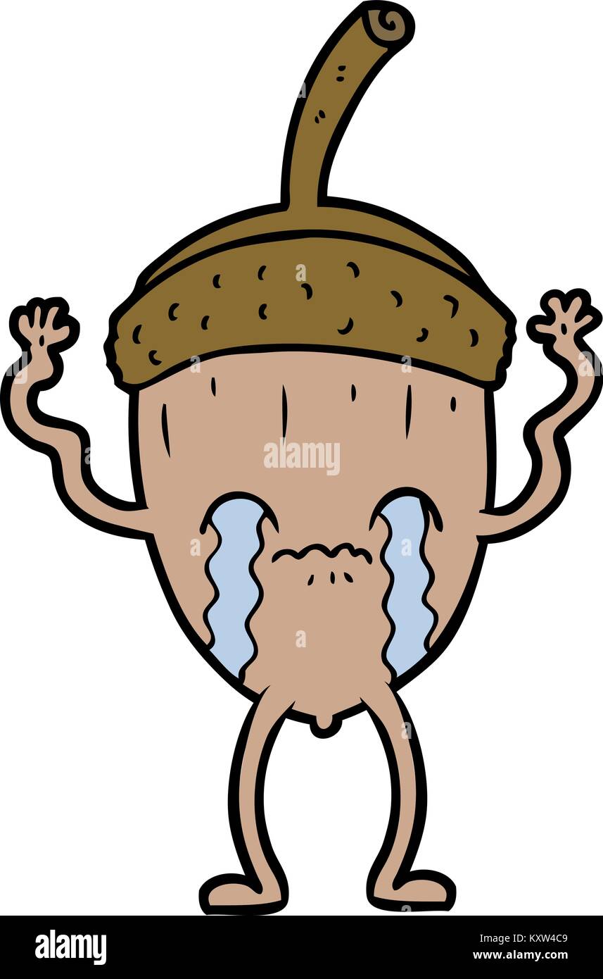 Crying nut Stock Vector Images - Alamy
