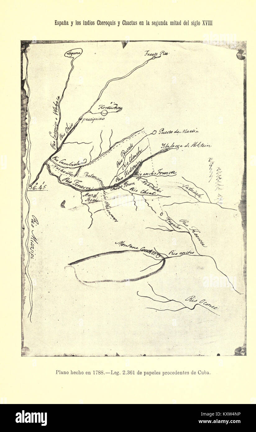 Historical document exploring Spain’s interactions with Cherokee and ...