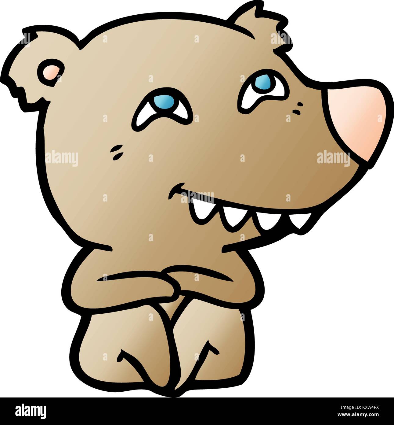 bear cartoon character Stock Vector Image & Art - Alamy
