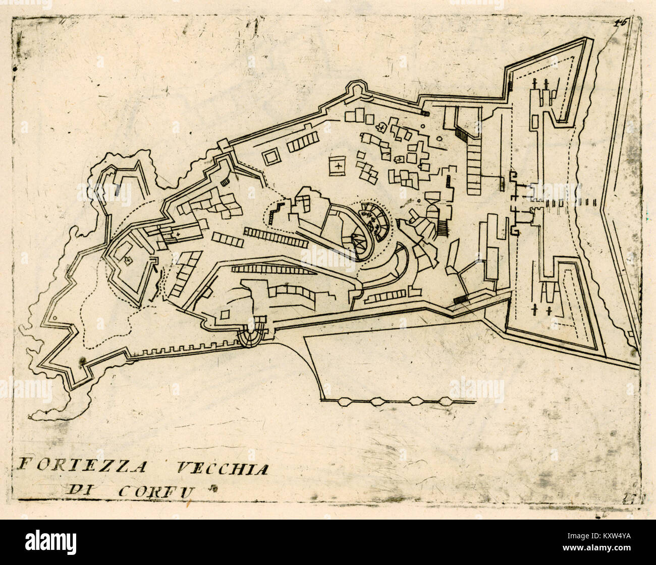 Old map of corfu hi-res stock photography and images - Alamy