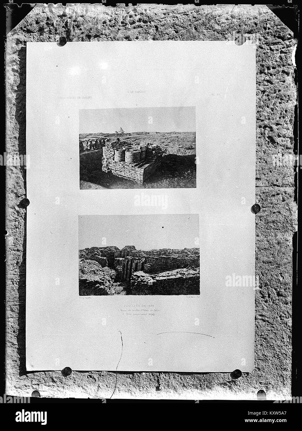 Modern archaeological excavations Black and White Stock Photos & Images ...