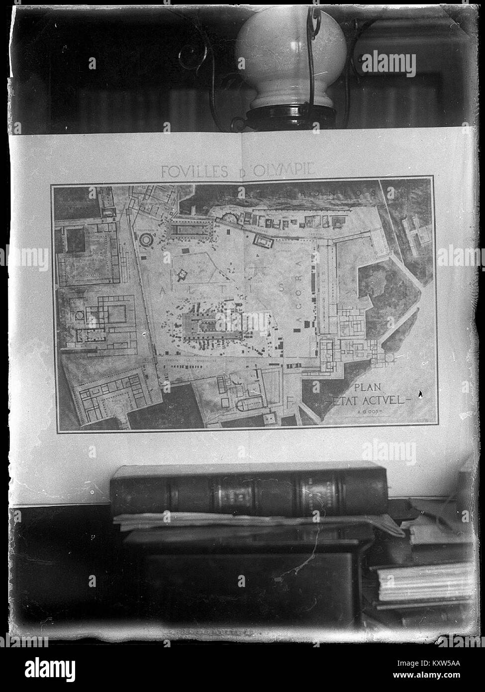 Record of archaeological excavations at Olympia, Greece, detailing ...