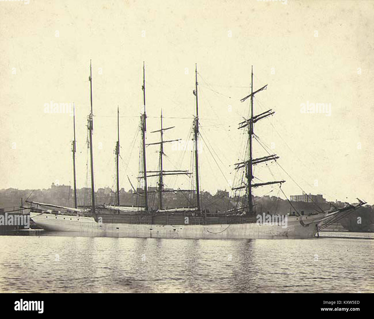 Four masted barkentine hi-res stock photography and images - Alamy
