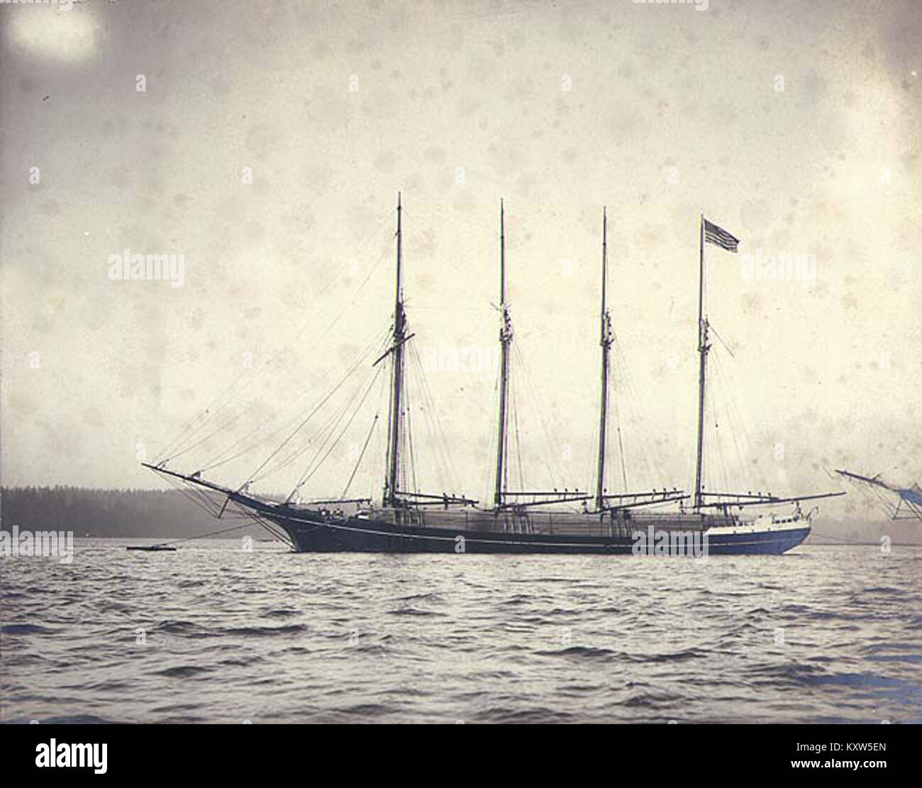 Sailing ships anchored in hi-res stock photography and images - Alamy