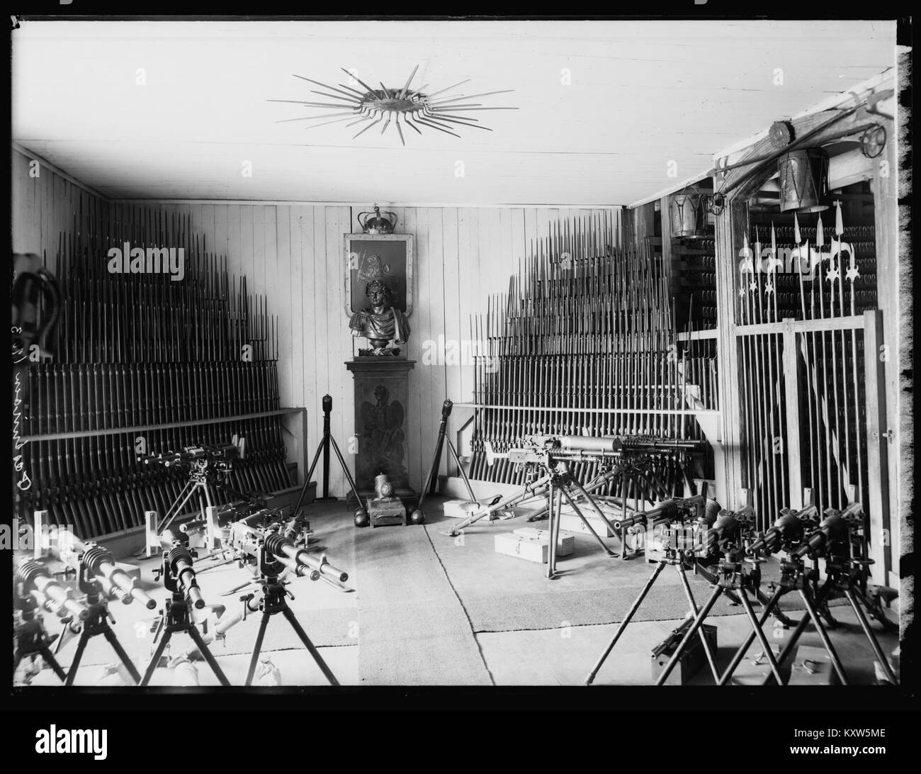 Photograph from 1903 showing the fortress area in Norway, capturing ...