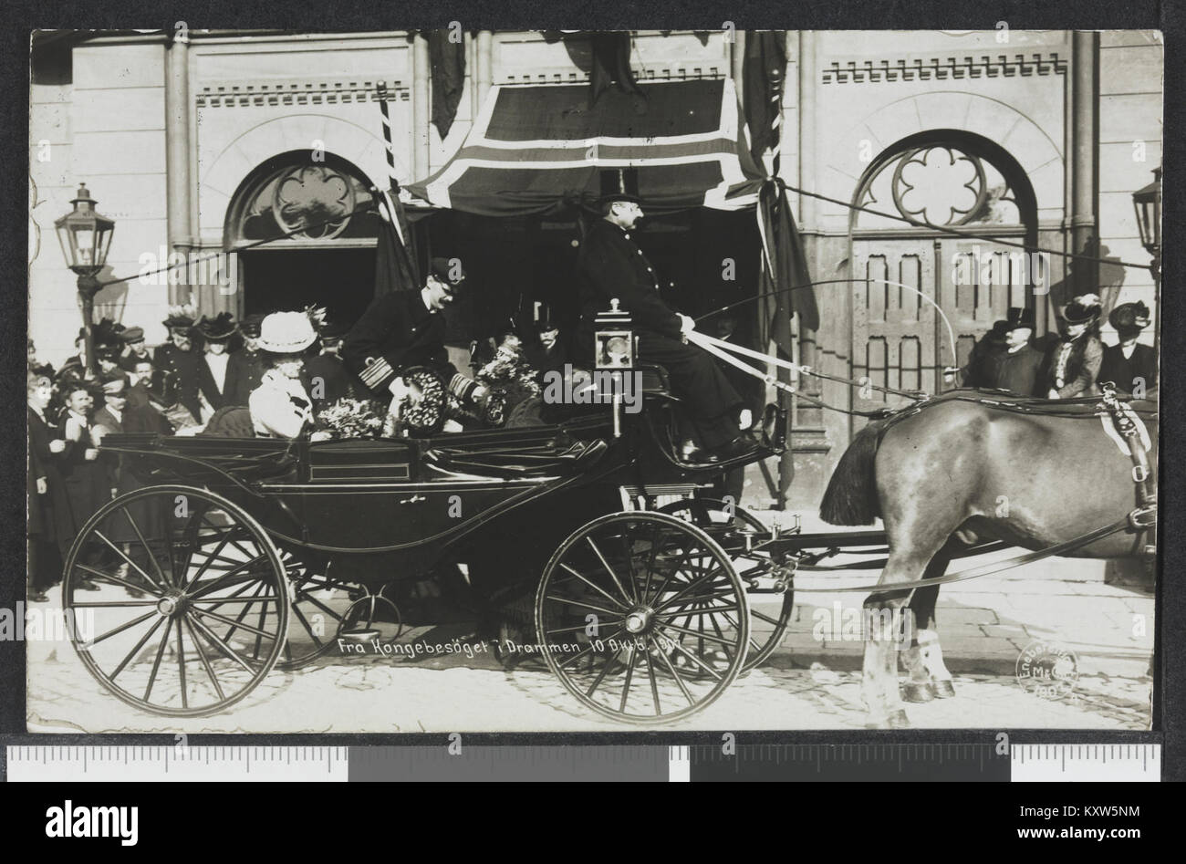 This photograph from October 10, 1907, captures the royal visit in ...