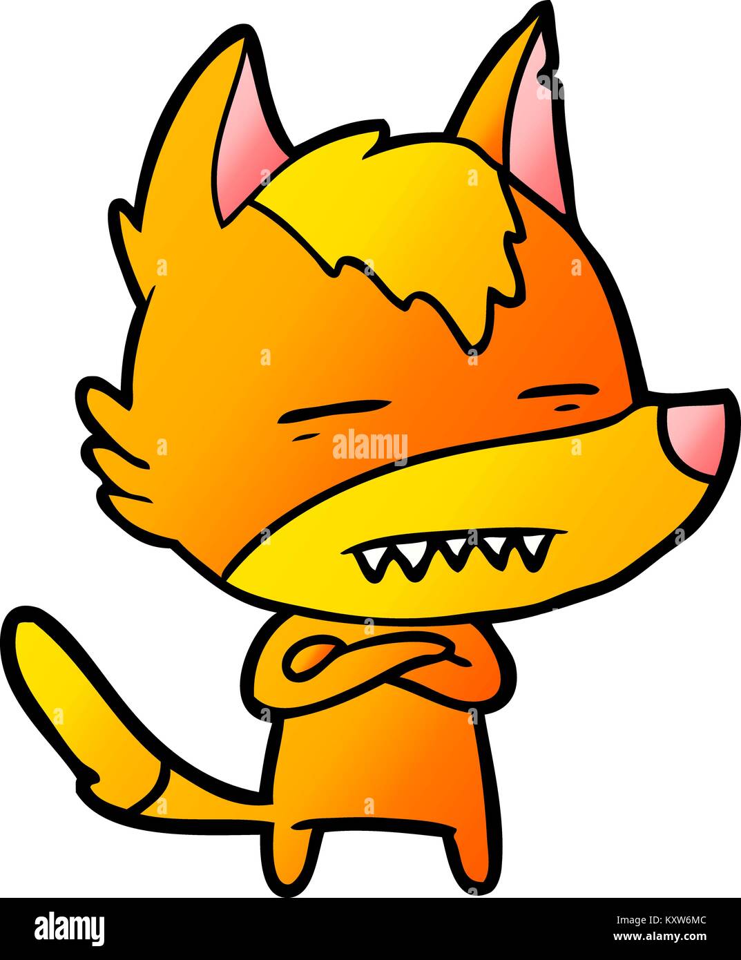 fox cartoon character Stock Vector Image & Art - Alamy