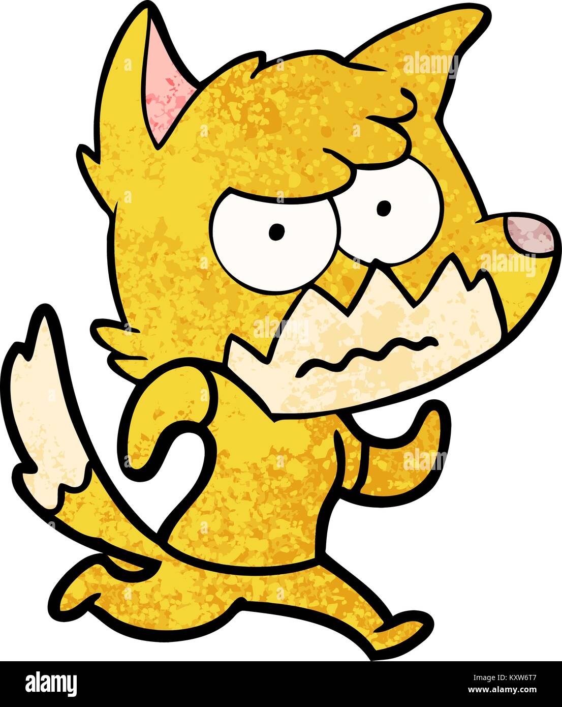 cartoon annoyed fox Stock Vector Image & Art - Alamy