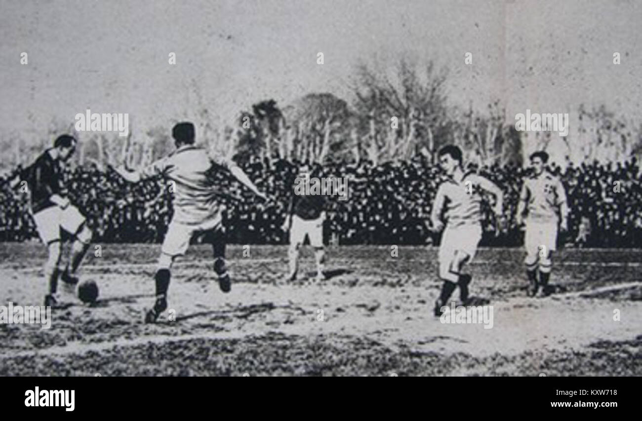 A historic football match between France and Italy, held on February 20 ...
