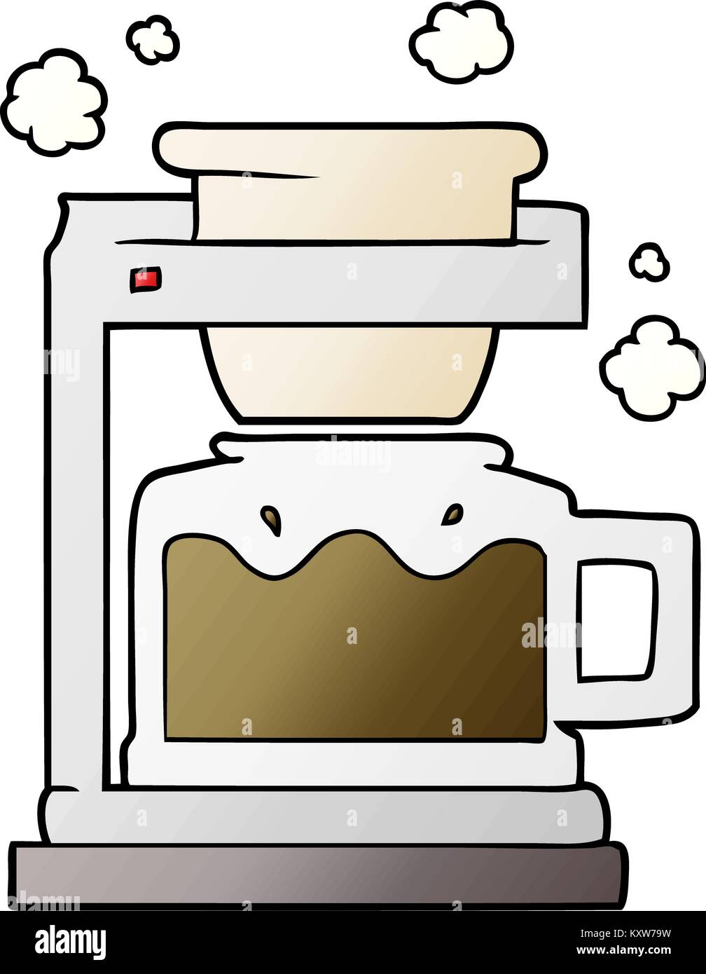 cartoon coffee pot Stock Vector Image & Art - Alamy