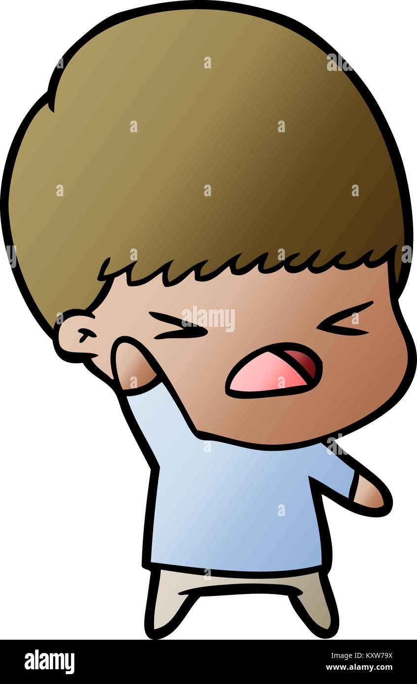 cartoon stressed man Stock Vector Image & Art - Alamy