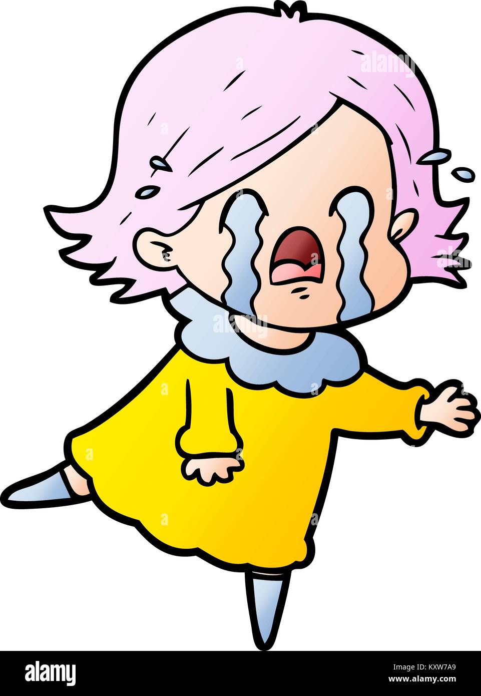 cartoon woman crying Stock Vector Image & Art - Alamy