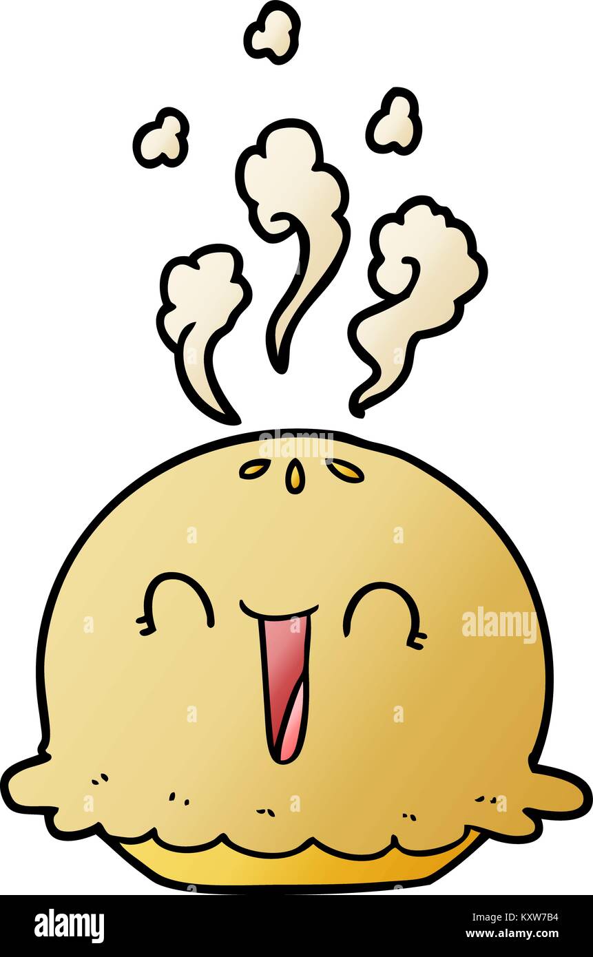 cartoon happy pie Stock Vector Image & Art - Alamy