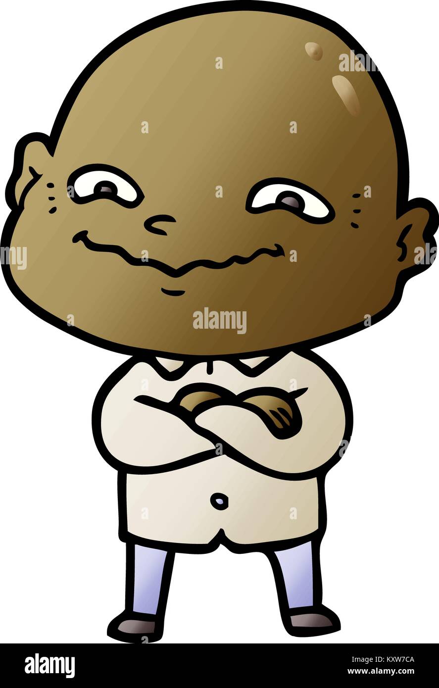 cartoon creepy guy Stock Vector Image & Art - Alamy