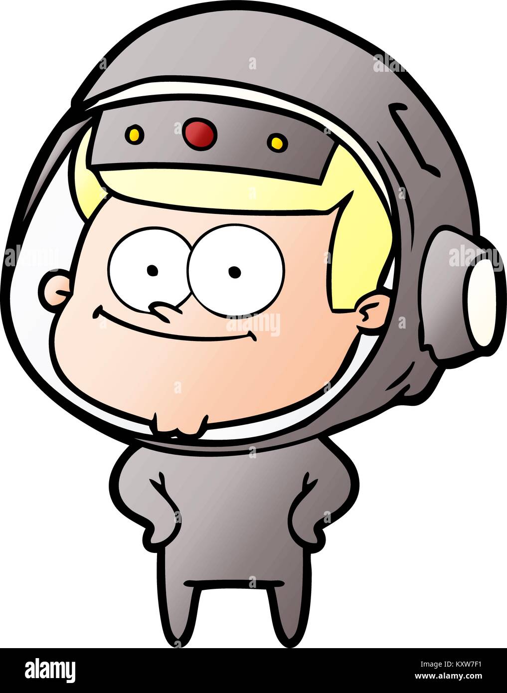 happy astronaut cartoon Stock Vector Image & Art - Alamy