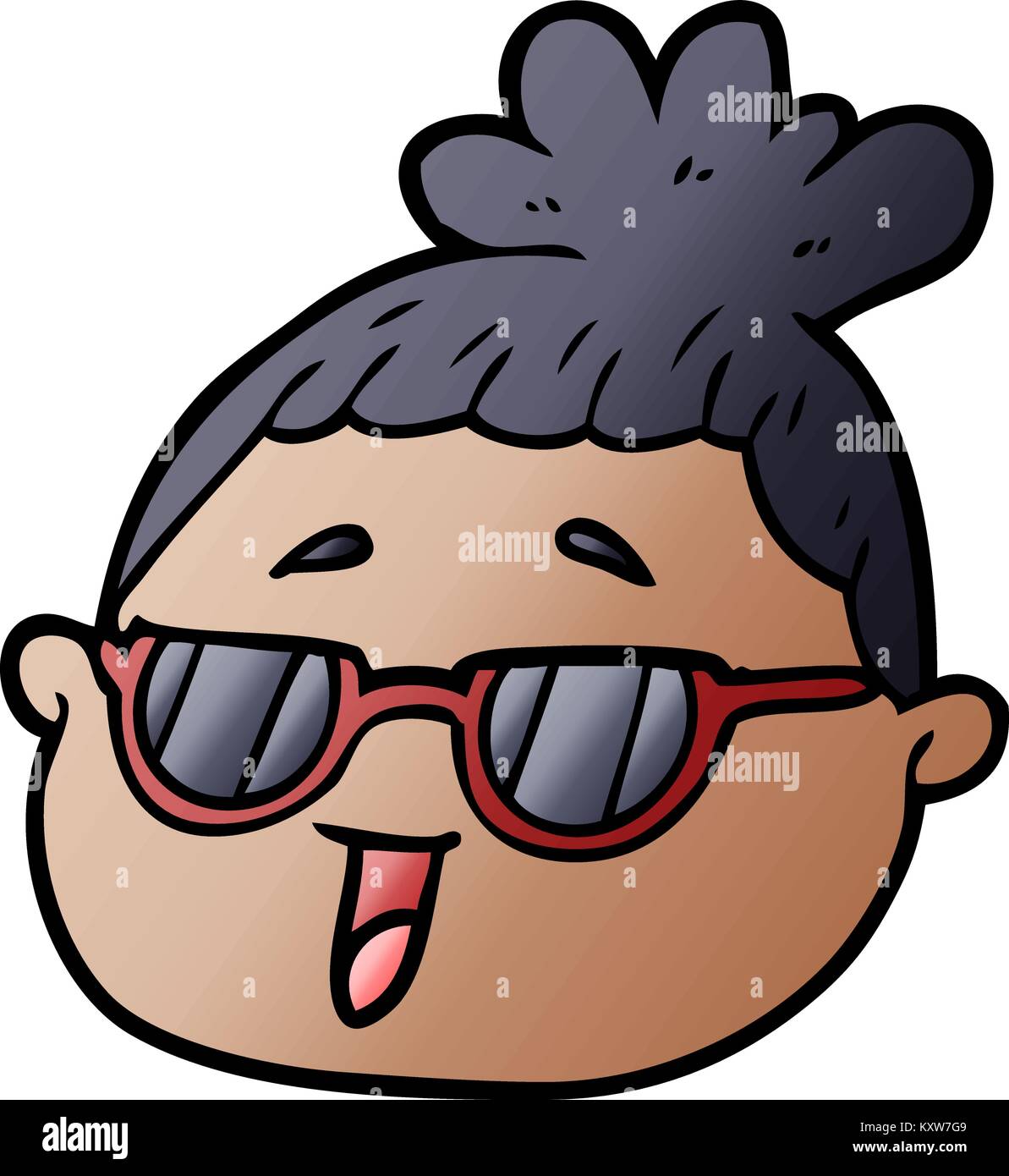 cartoon female face Stock Vector Image & Art - Alamy
