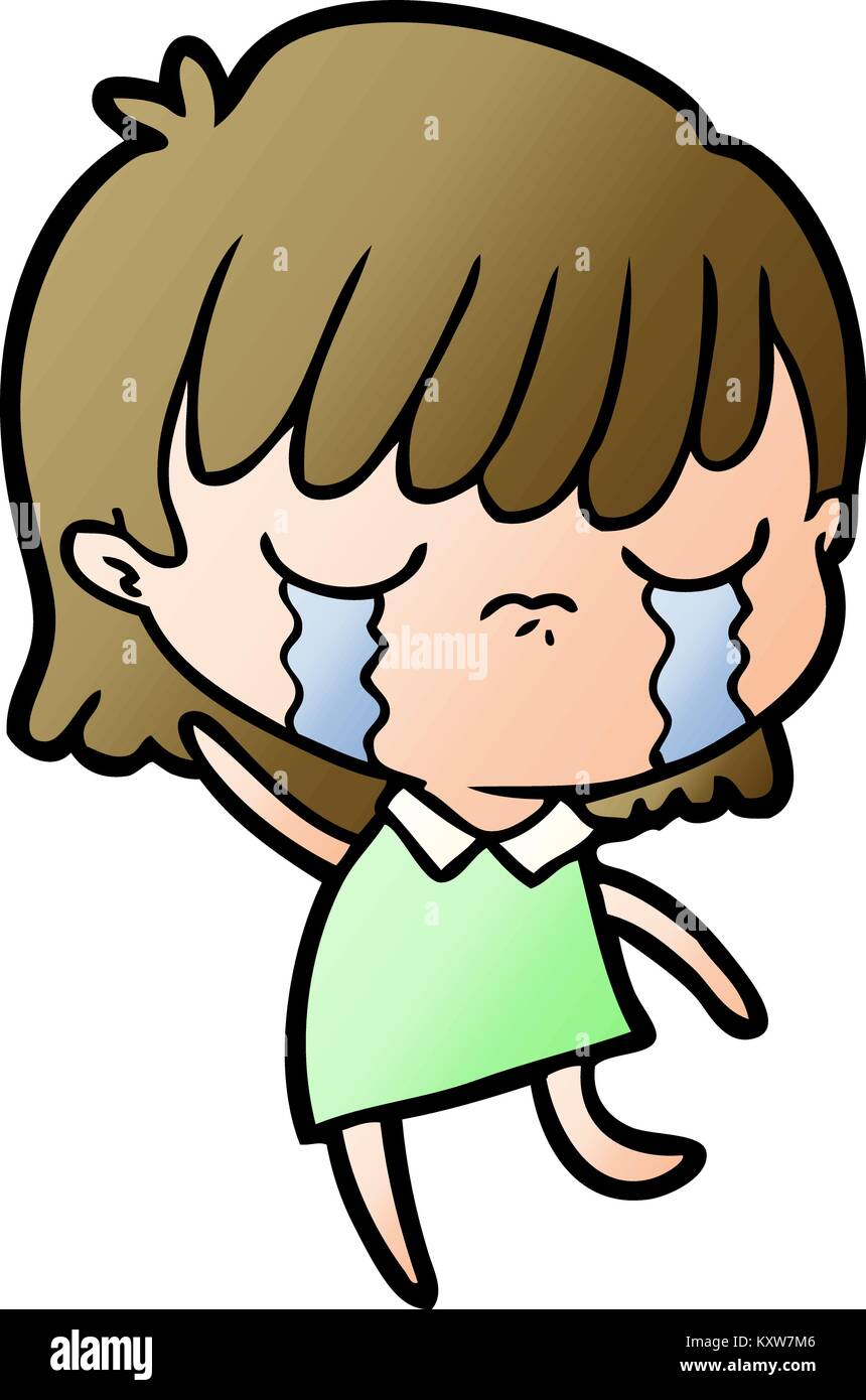 cartoon woman crying Stock Vector Image & Art - Alamy
