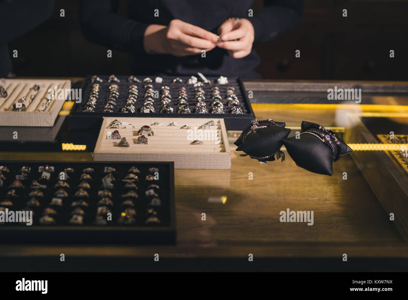 Jewellery making rings hi-res stock photography and images - Alamy